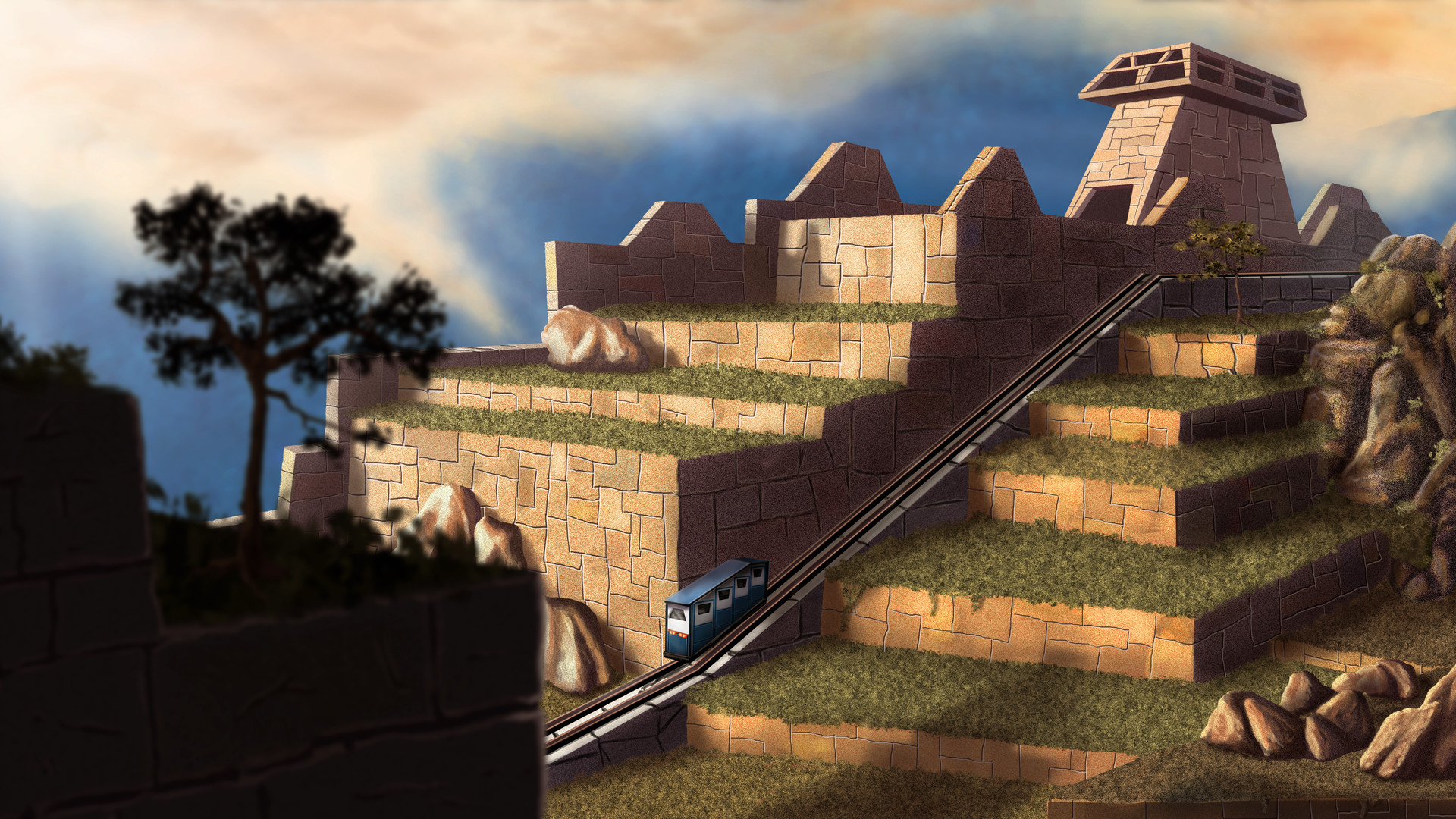 ArtStation - Mountain City