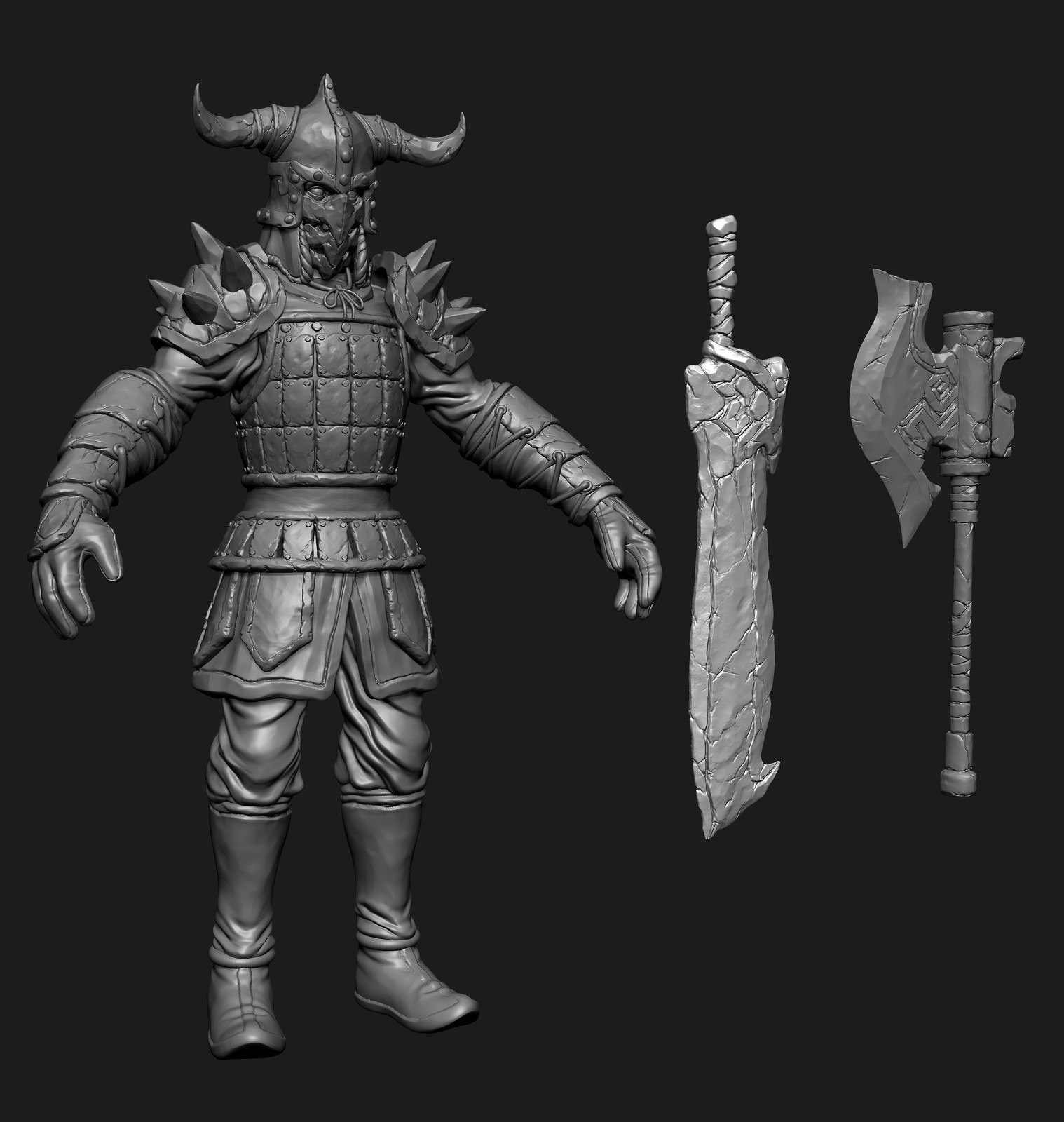 Patrick Suen - Characters & Props for game project (High-poly ...