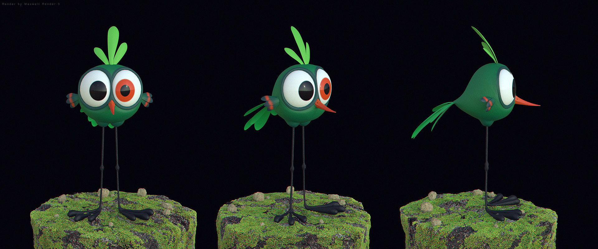 ArtStation - Green Bird