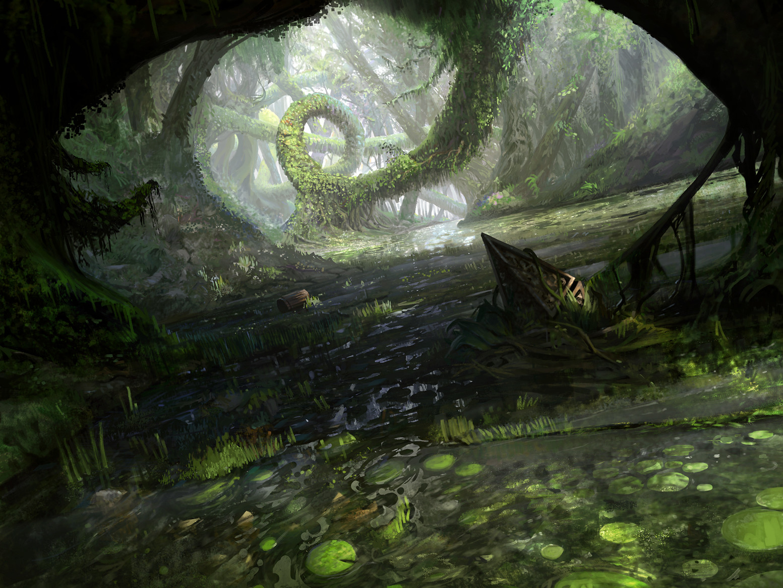 ArtStation - swamp