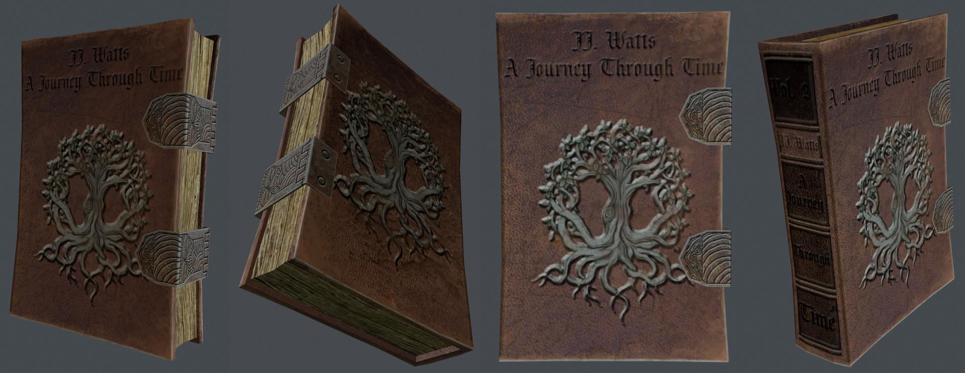 ArtStation - Low Poly Spellbook