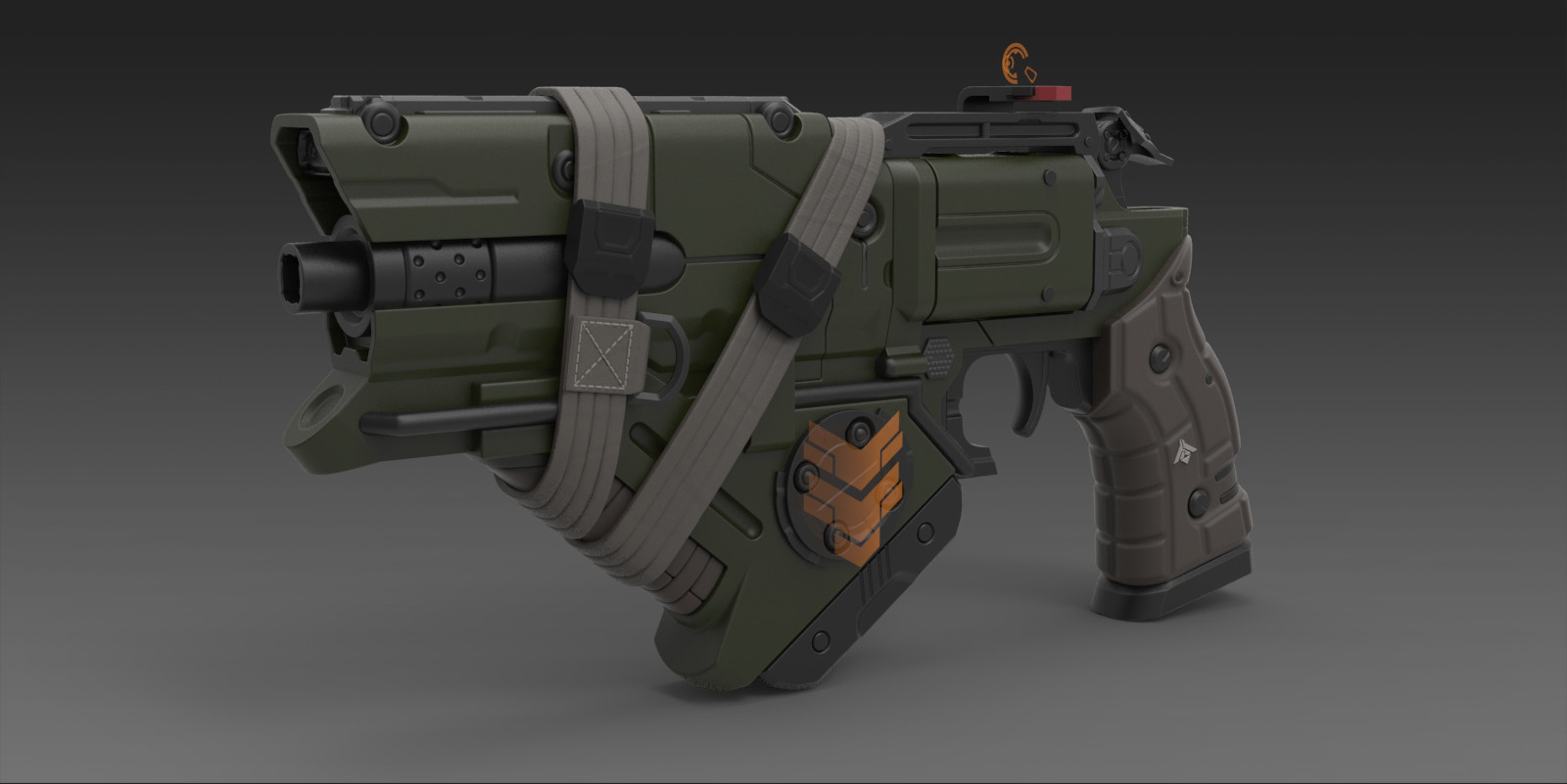 ArtStation - Destiny Cabal themed Hand Cannon [FAN ART]