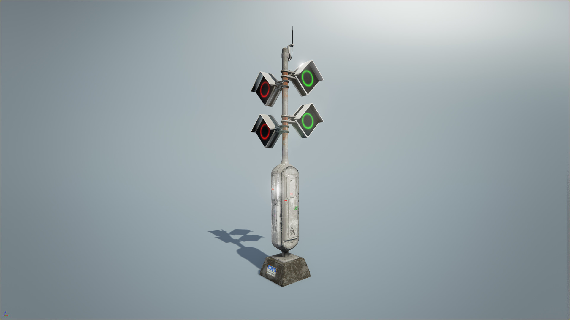 ArtStation - Sci-Fi Traffic Light