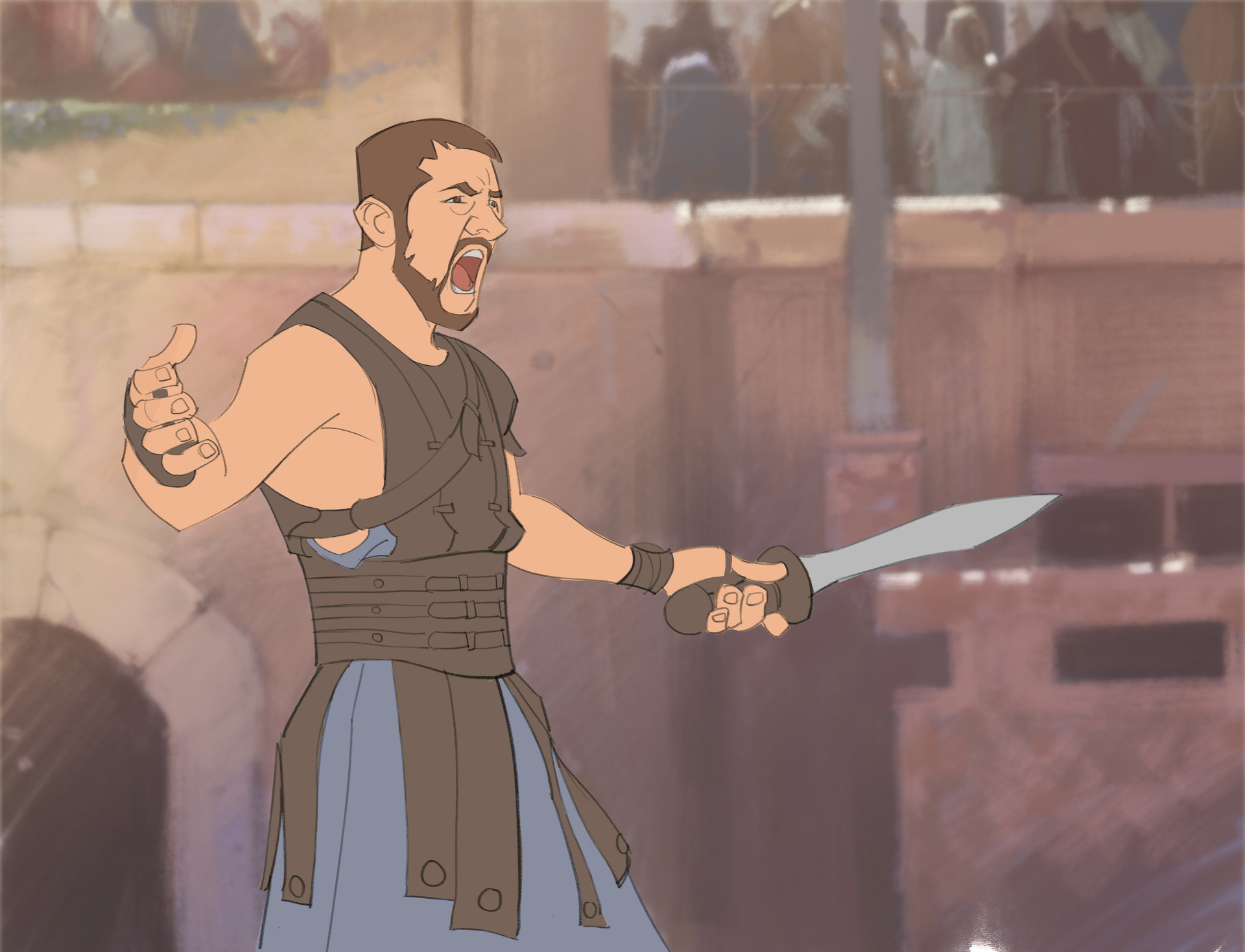 Maximus Gladiator Are You Not Entertained