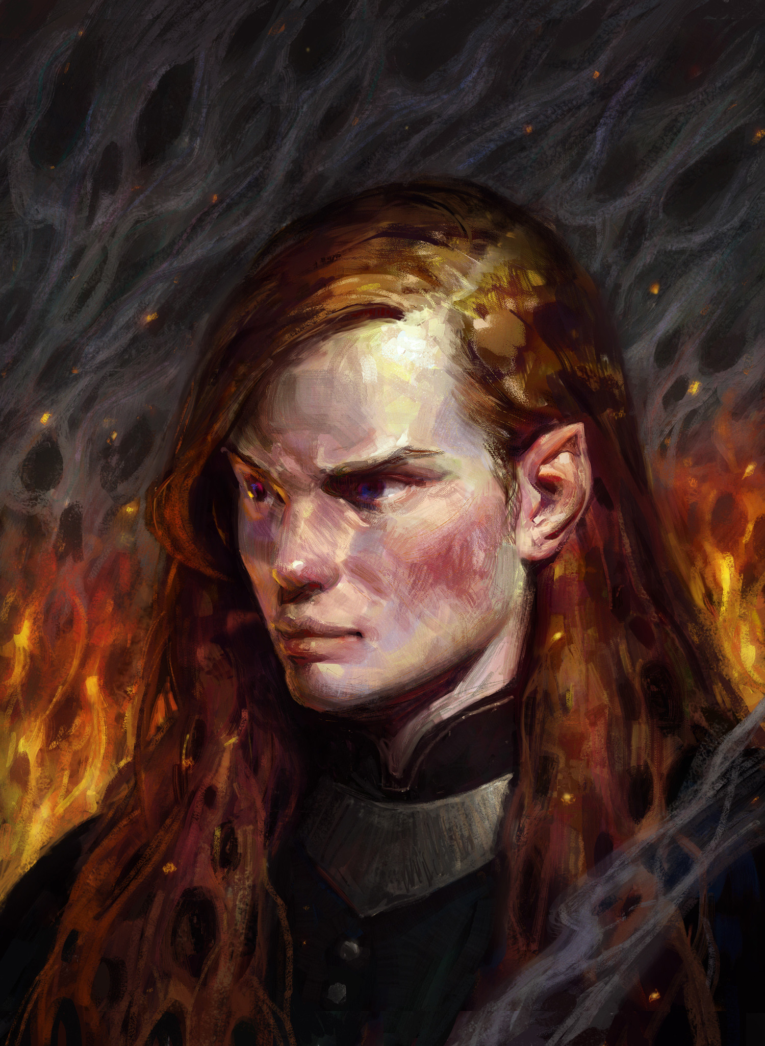 ArtStation - Fire Elf