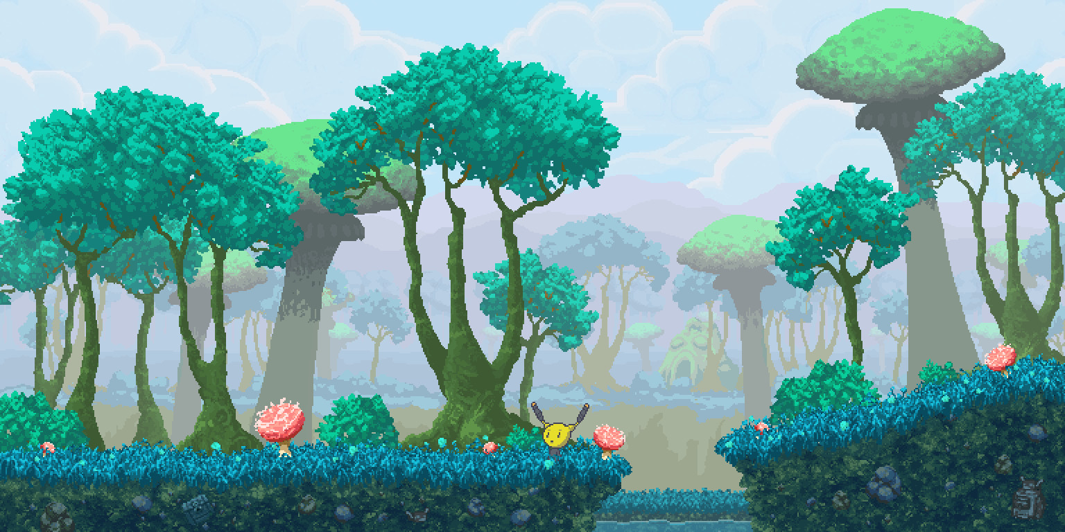 ArtStation - Moldering Forest Level