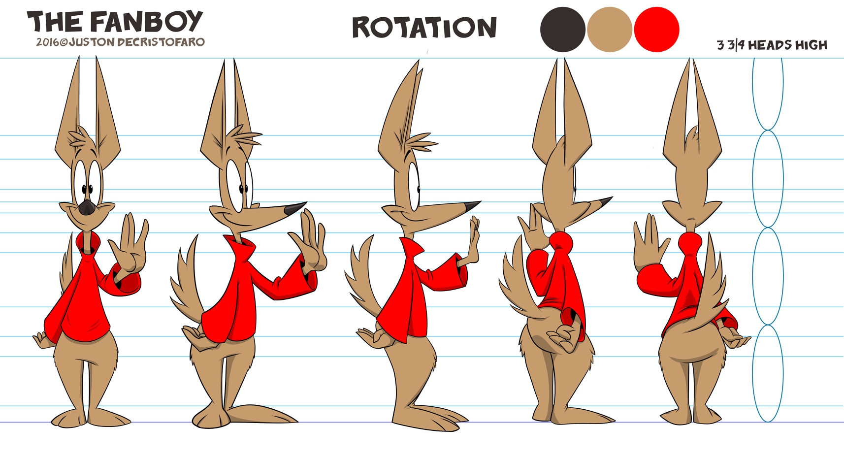 ArtStation - Fanboy Rotation Model Sheet