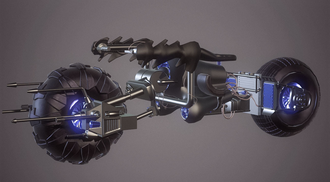 ArtStation - Batpod 3d