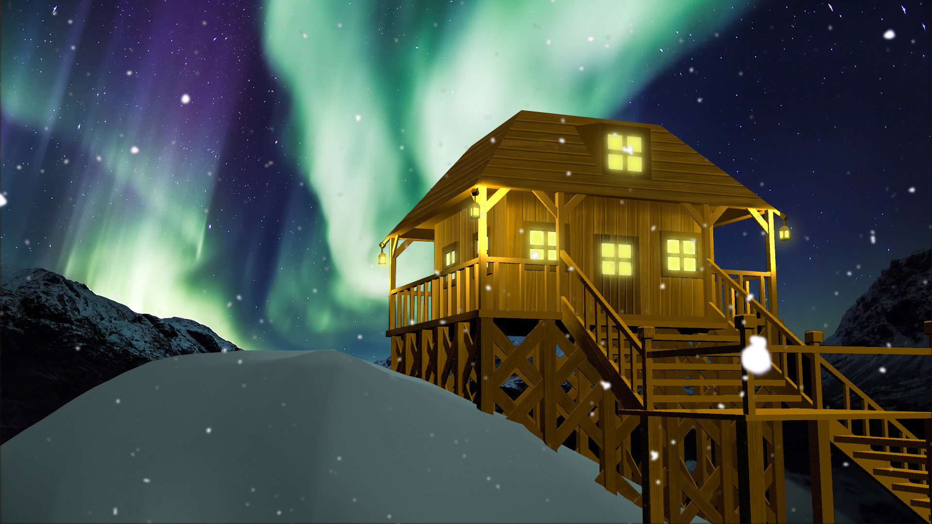 ArtStation - Iceberg house concept