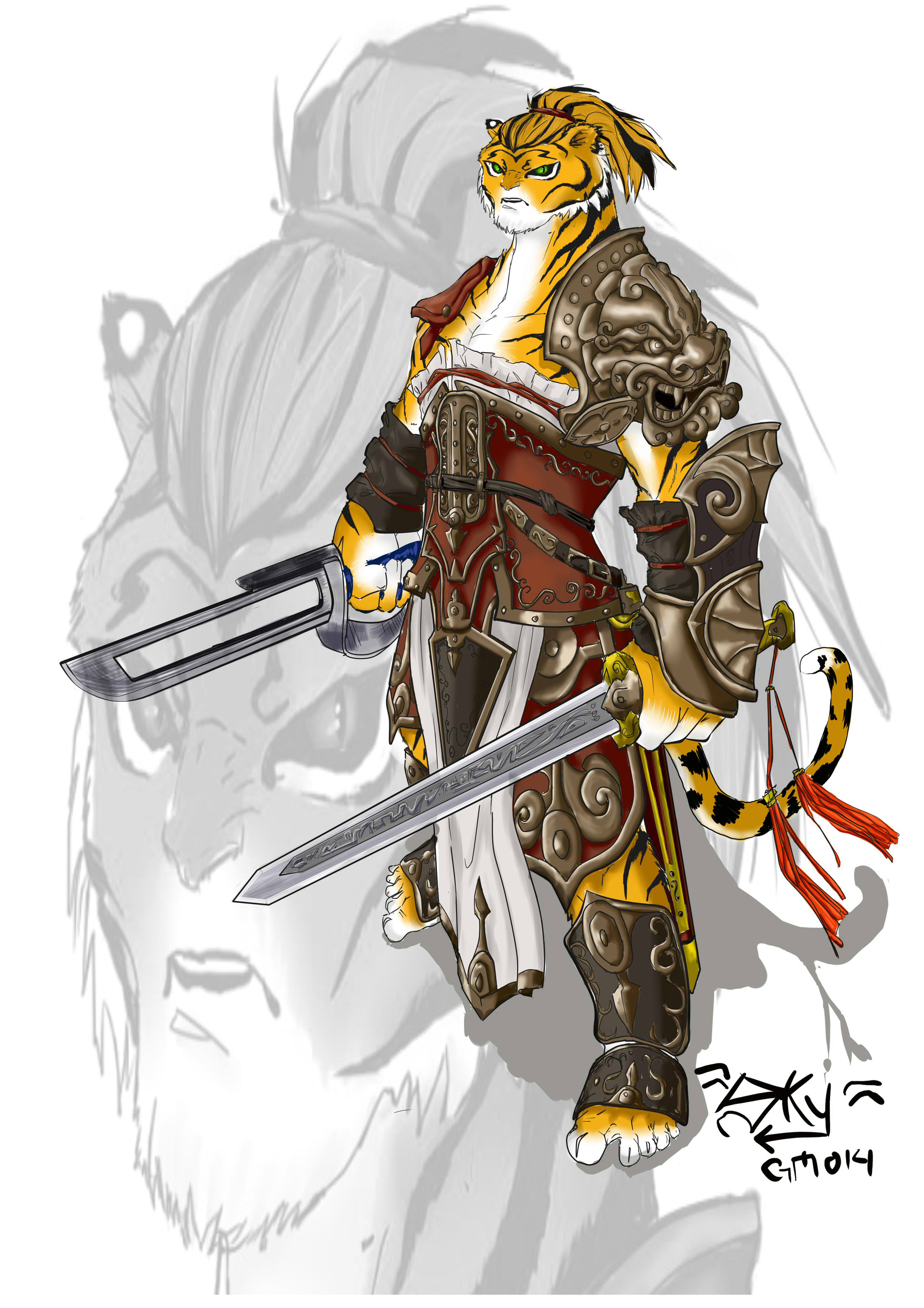 ArtStation - tiger fighter