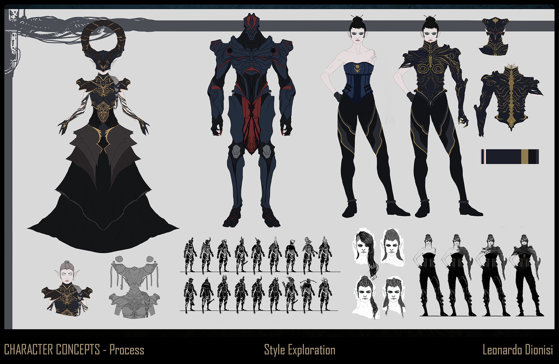 ArtStation - Characters Exploration - Process