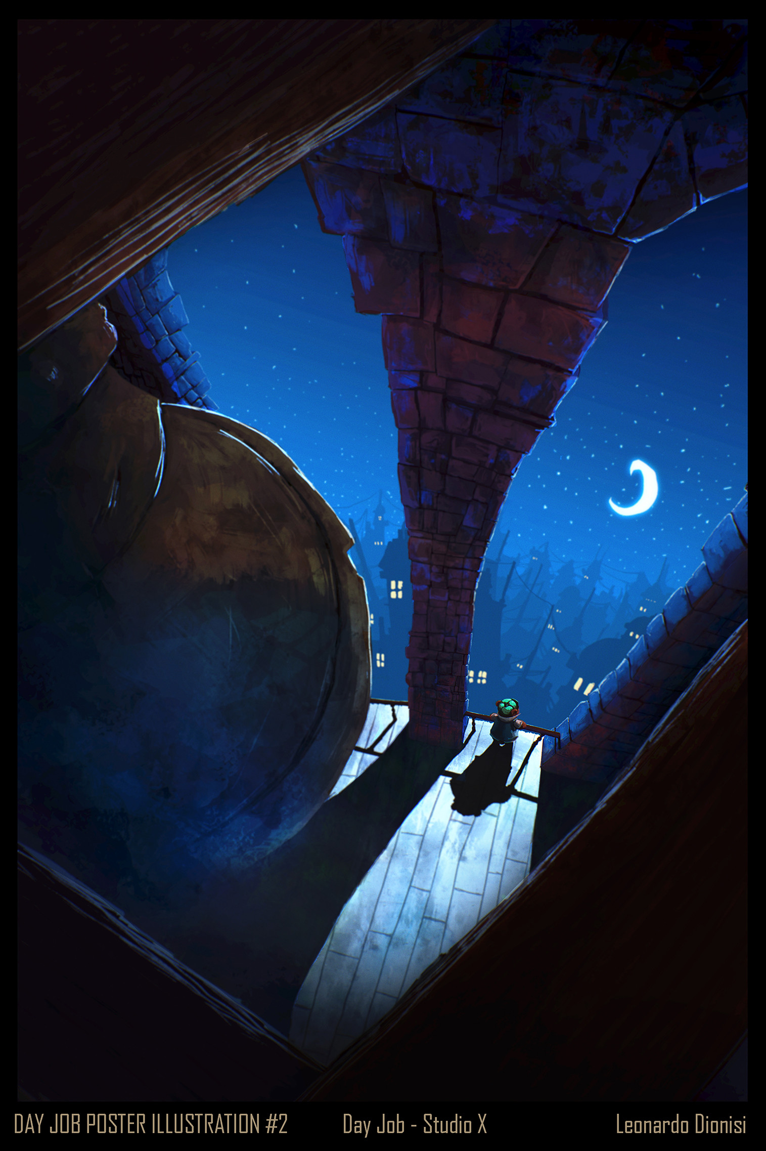 ArtStation - Day Job Poster Illustration #2