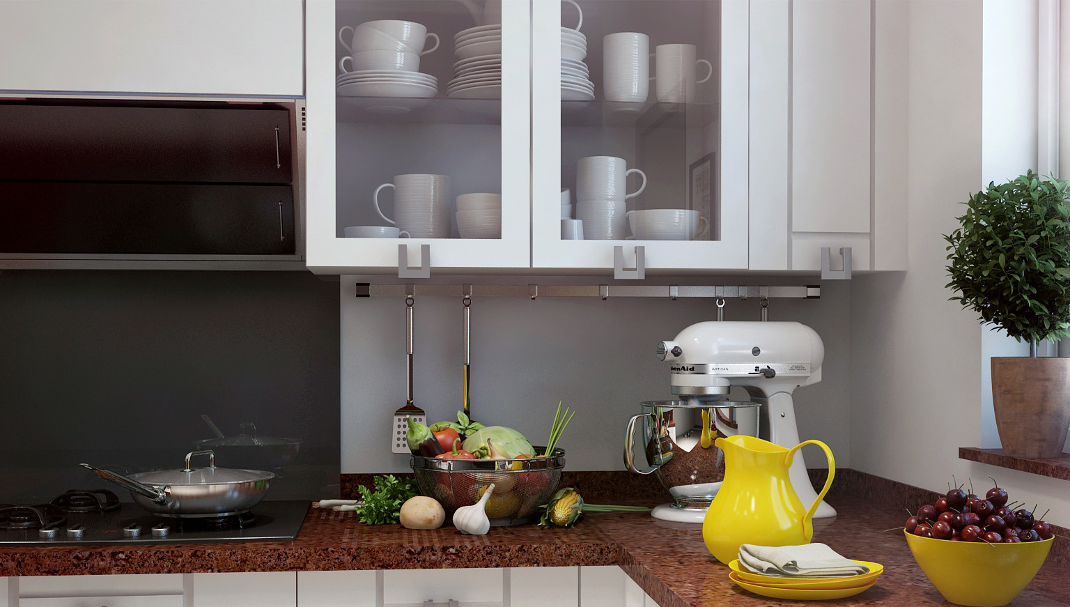 ArtStation - Modular Kitchen Design.