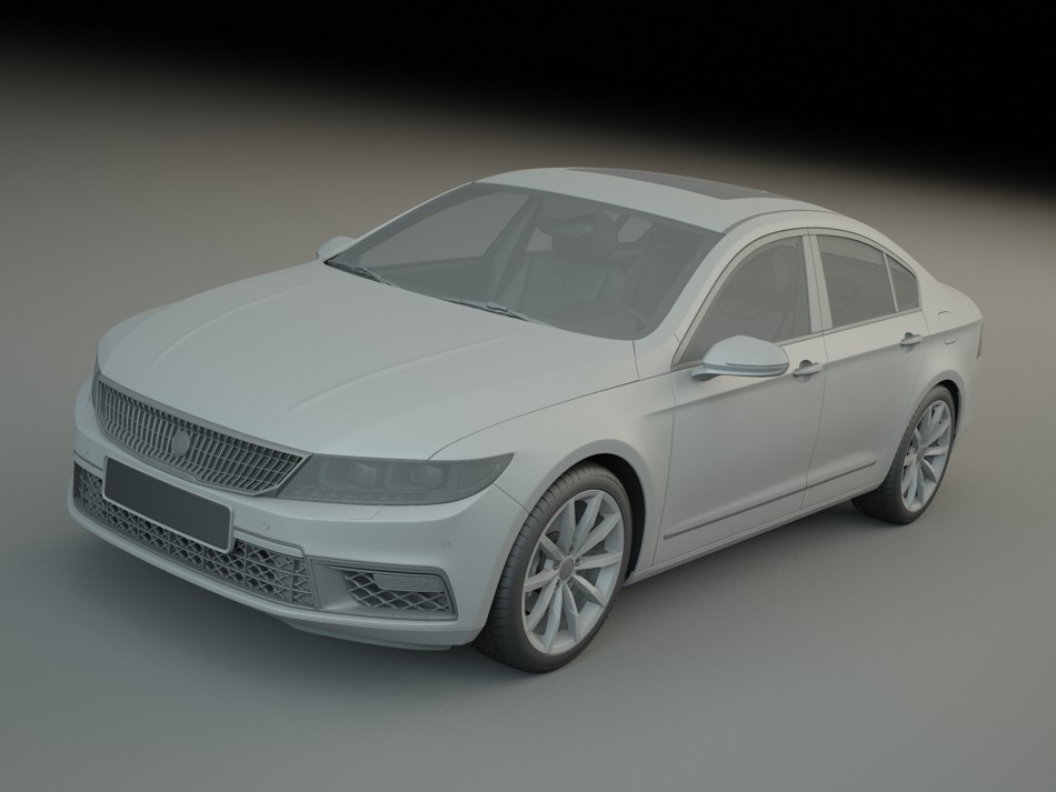 ArtStation - Sedan (no name car)