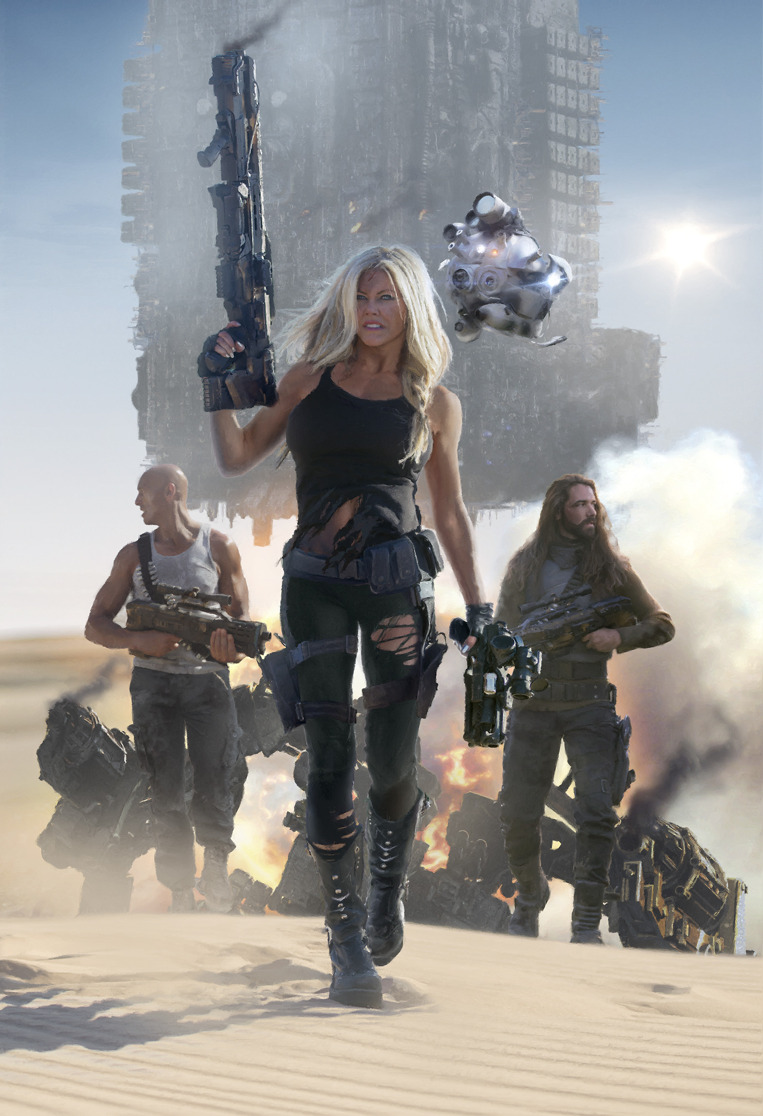 ArtStation - Rogue Warrior - Robot Fighter