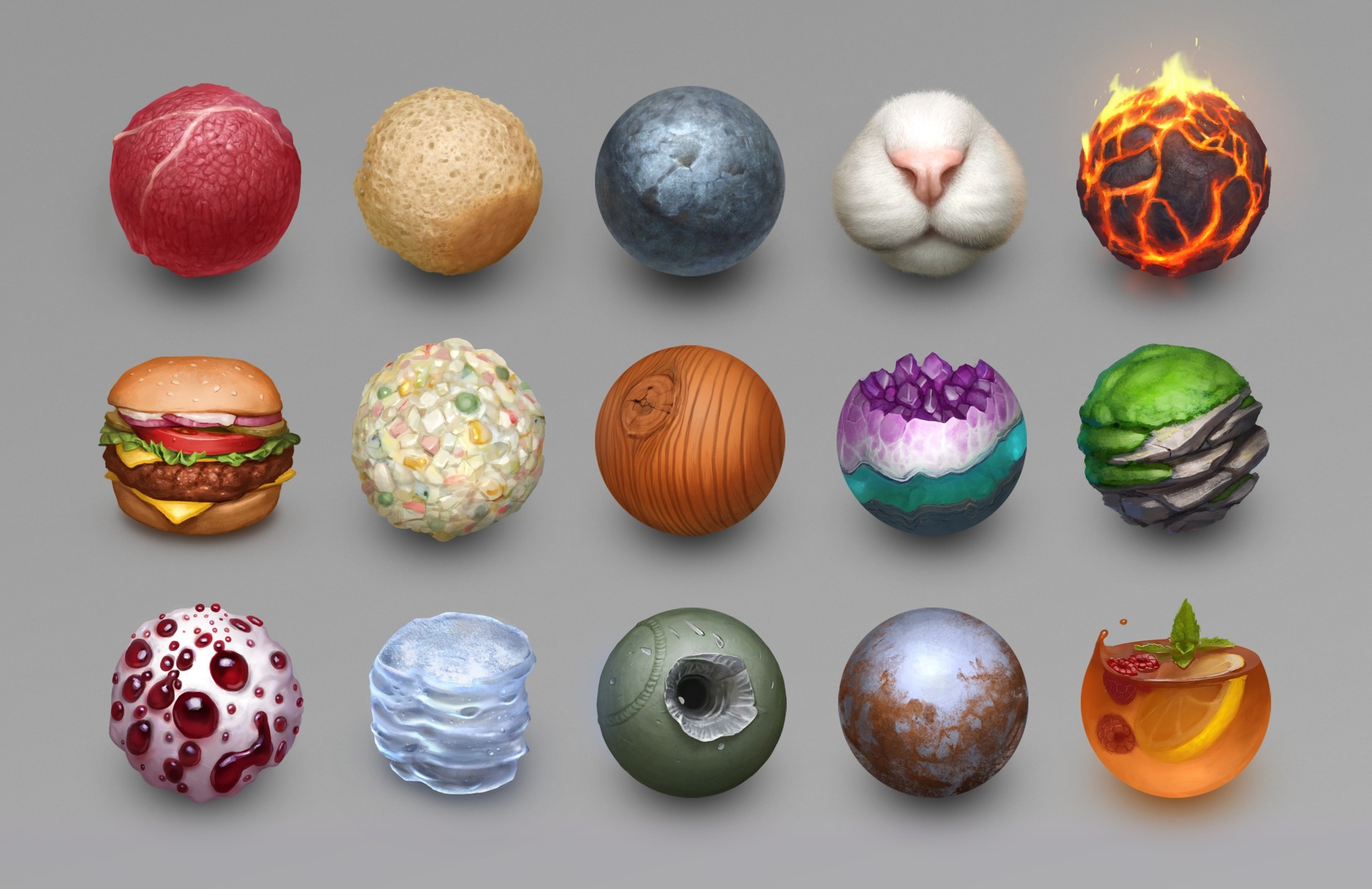 ArtStation - Materials studies