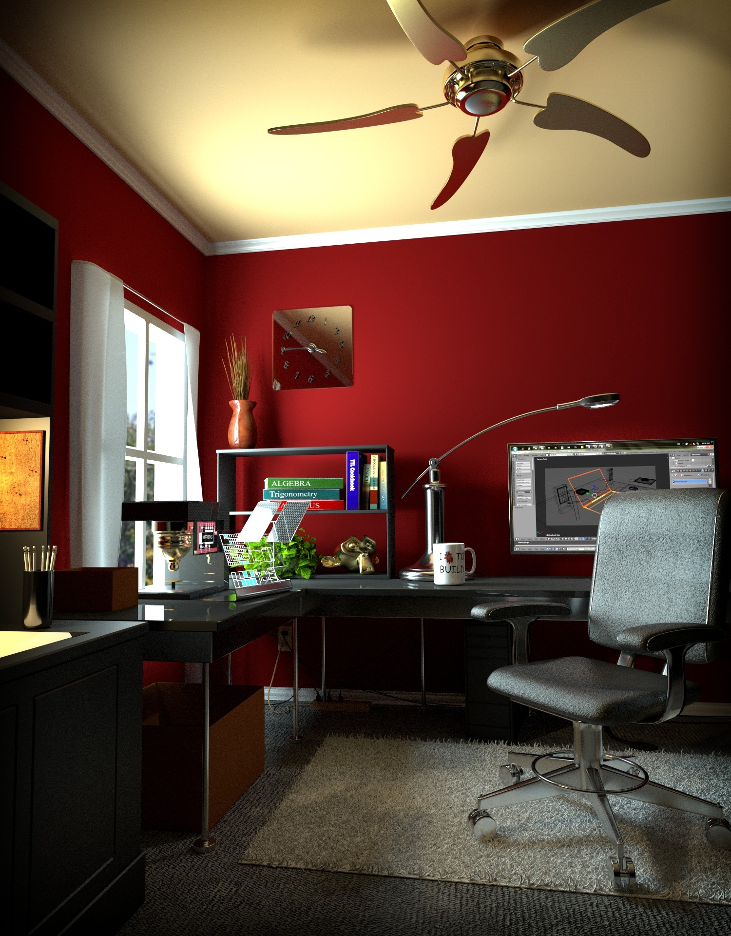 ArtStation - Inventor's Desk