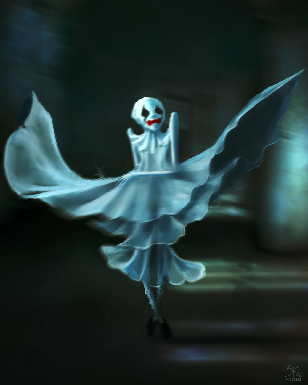 ArtStation - Blue dancer