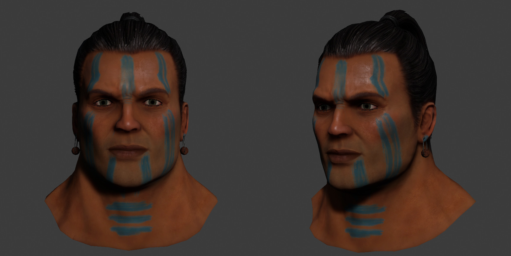 ArtStation - Material Study - UE4. Face Texture