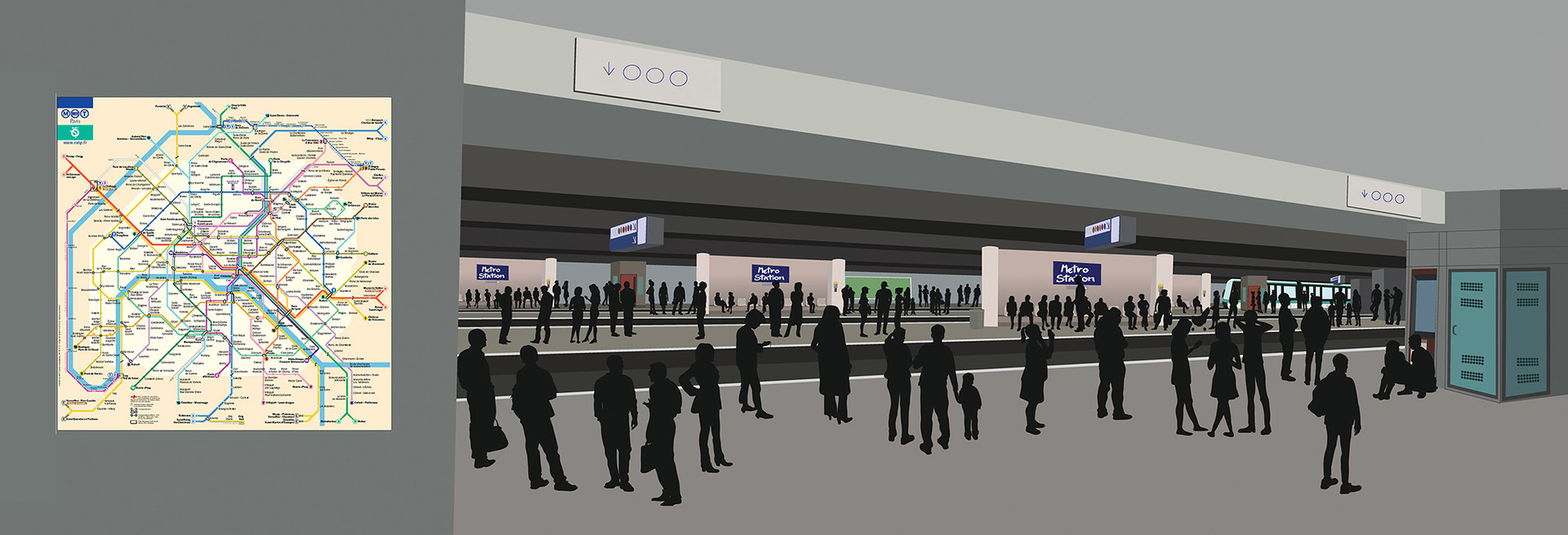 ArtStation - Paris Metro Layout