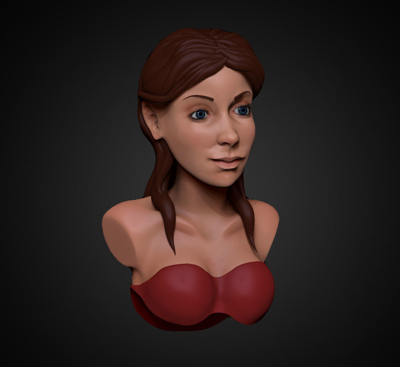 ArtStation - First 3D Face Sculpt