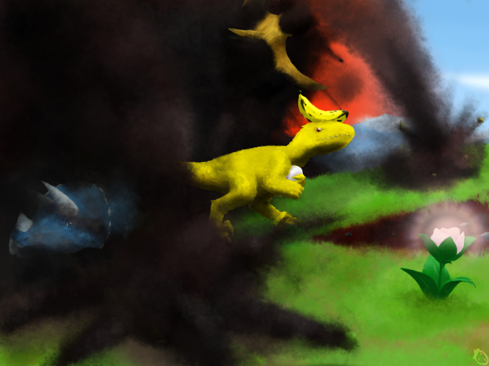 ArtStation - Dino Run 2 Art Contest Entry