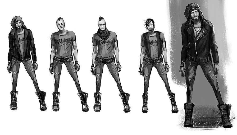 ArtStation - Ramones sketch