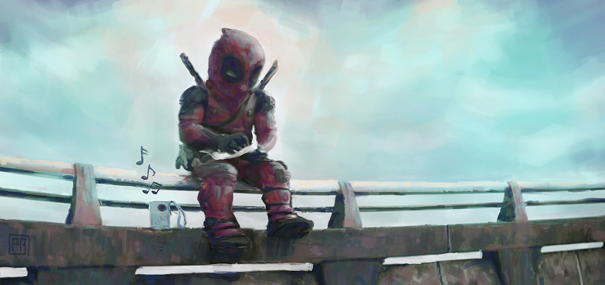 ArtStation - KID DEADPOOL - VIBRATING COLORS