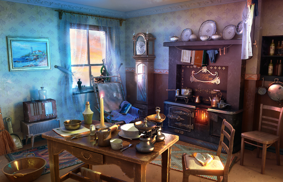 ArtStation - Game location - room