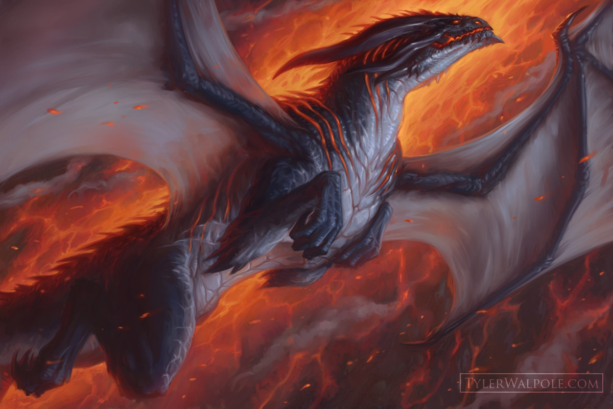 ArtStation - Blood of Dragons: The Molten Plains