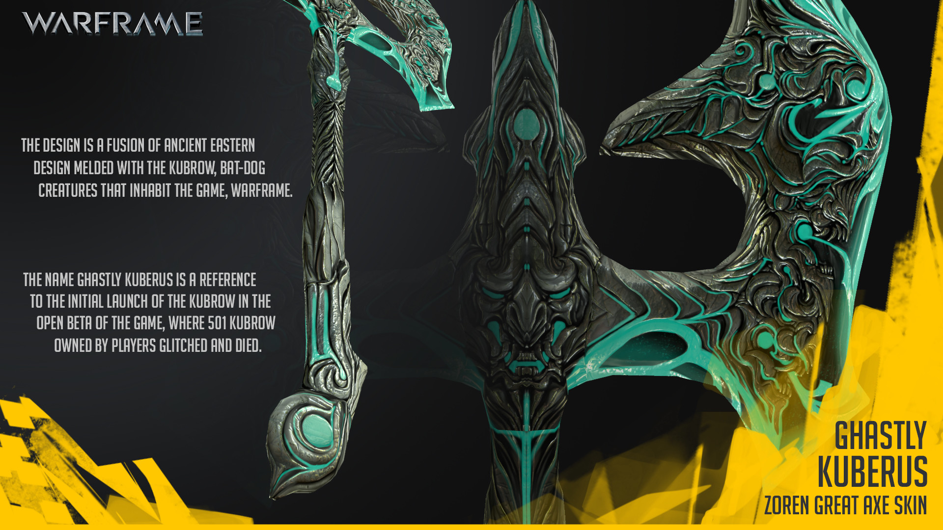 ArtStation - Duel Zoren and Scindo Kuberus Skin - Warframe