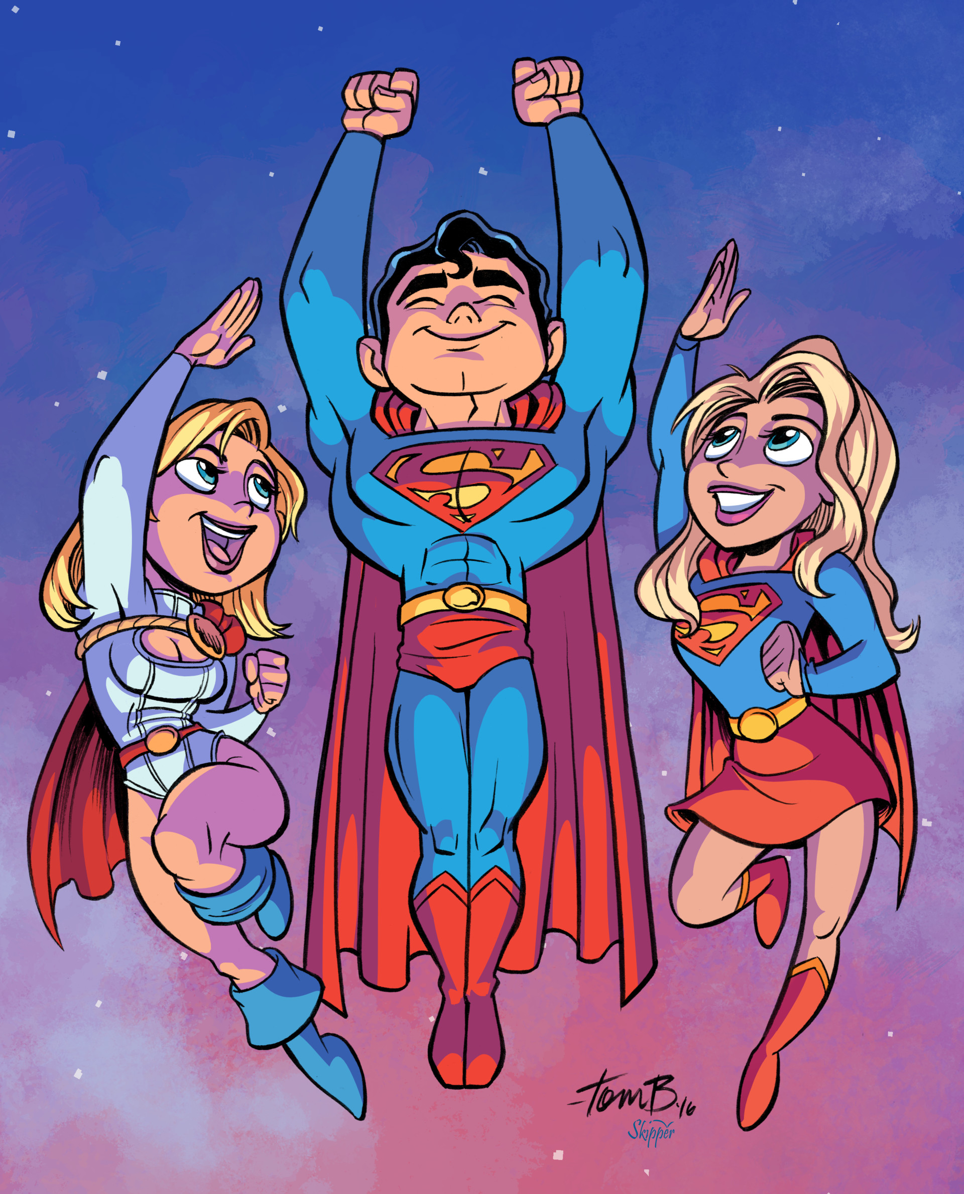 ArtStation - Superman and the Gang