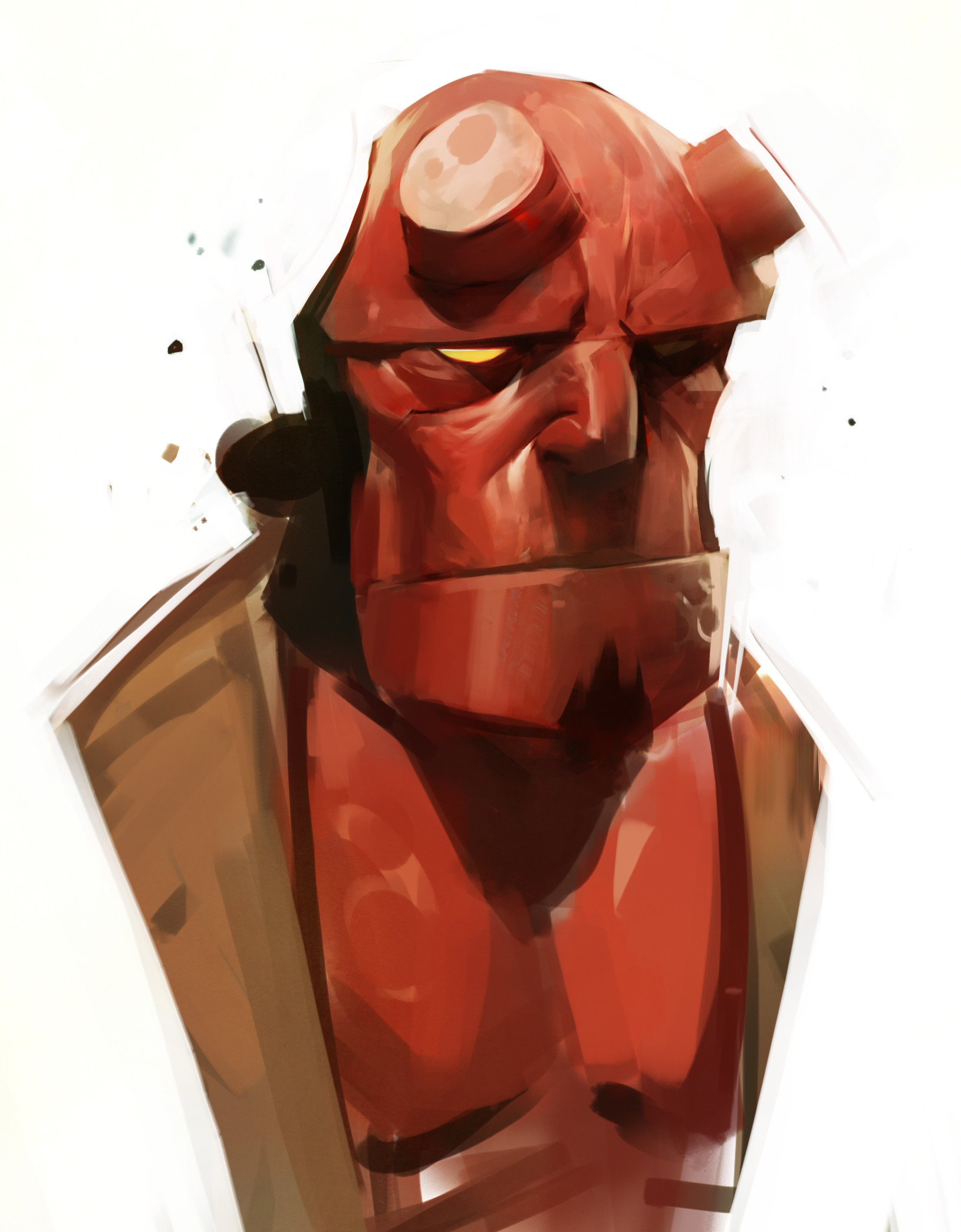 hellboy artstation