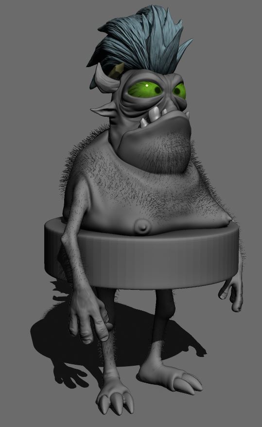 ArtStation - cartoon troll