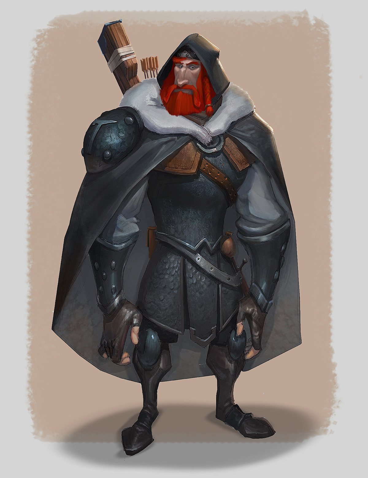 ArtStation - Stylized guard design Part 1!
