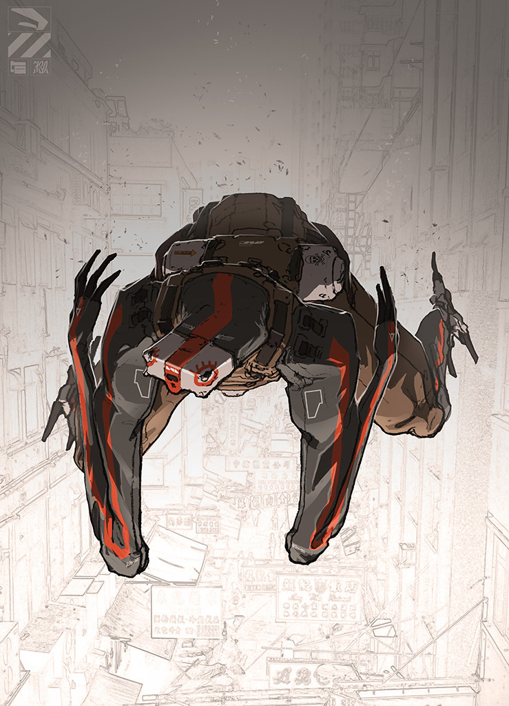 ArtStation - Floating dude.