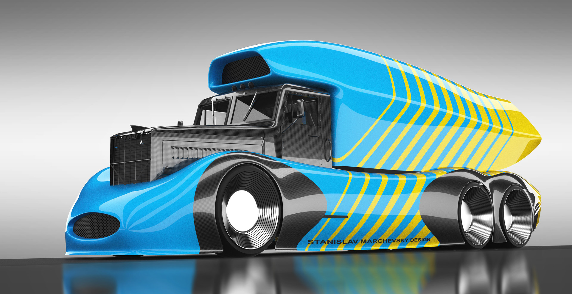 ArtStation - KrAZ racing truck