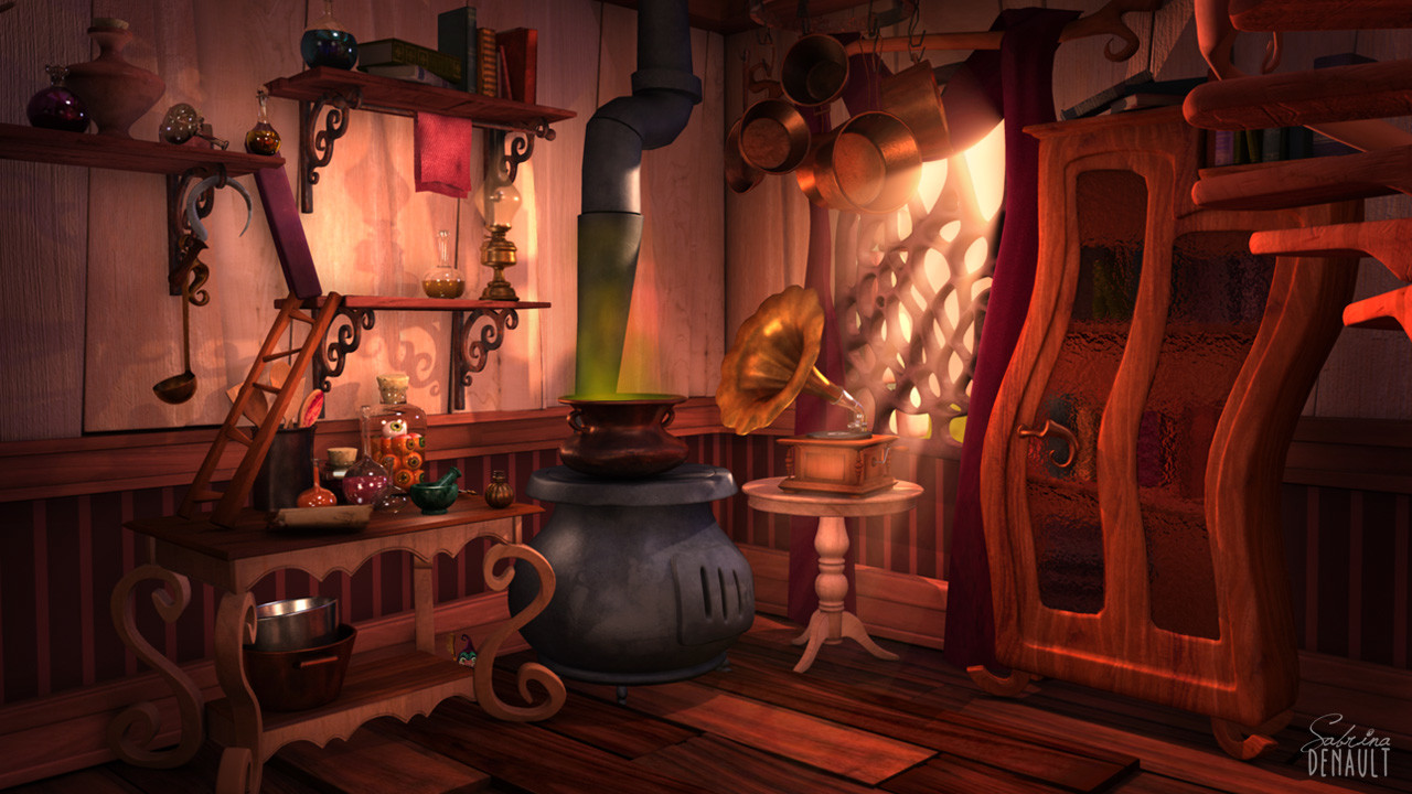 ArtStation - Witch's sweet home