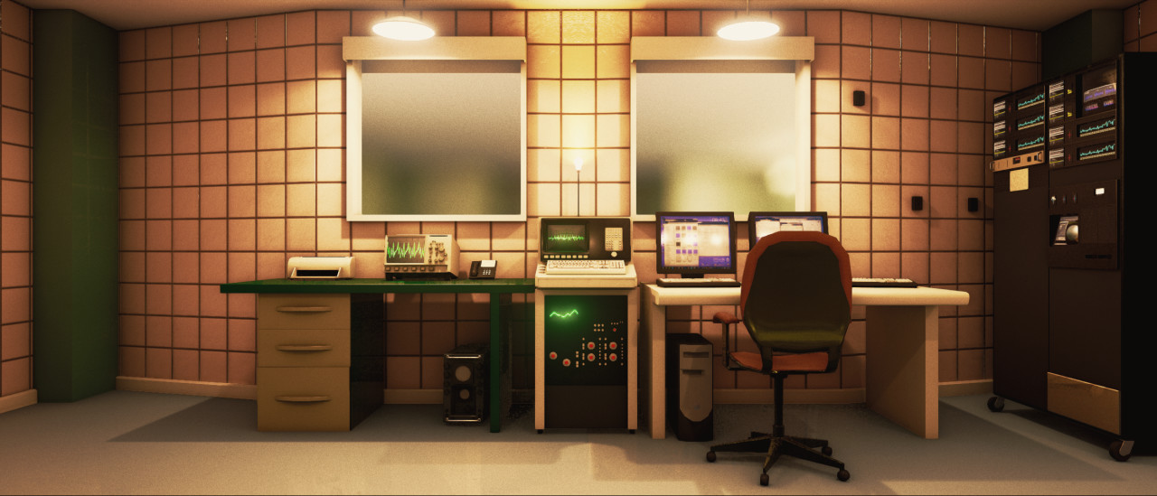 Hannah Grace - 80s-style Engine Analysis Room