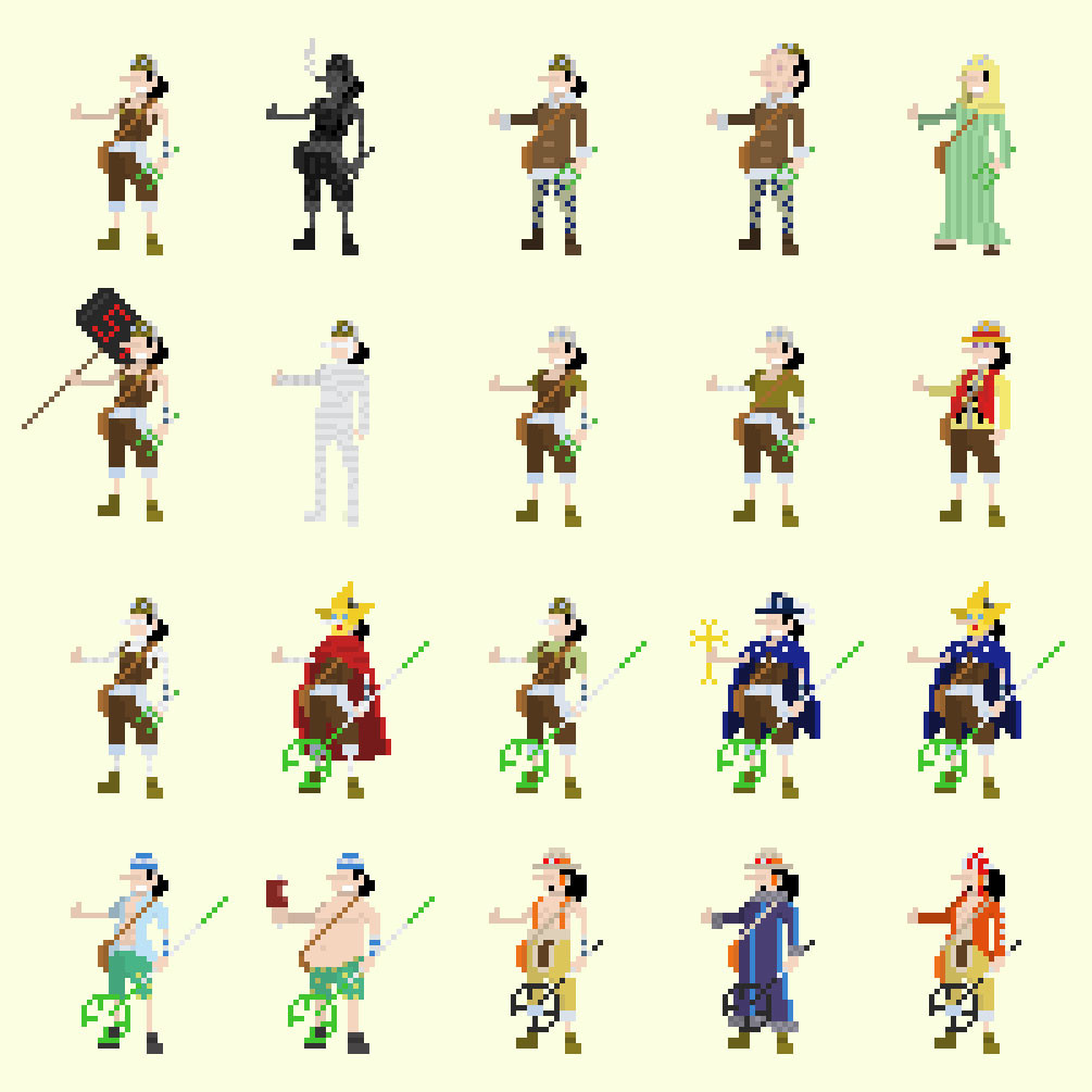 Will Ryan - One Piece Pixel Outfits