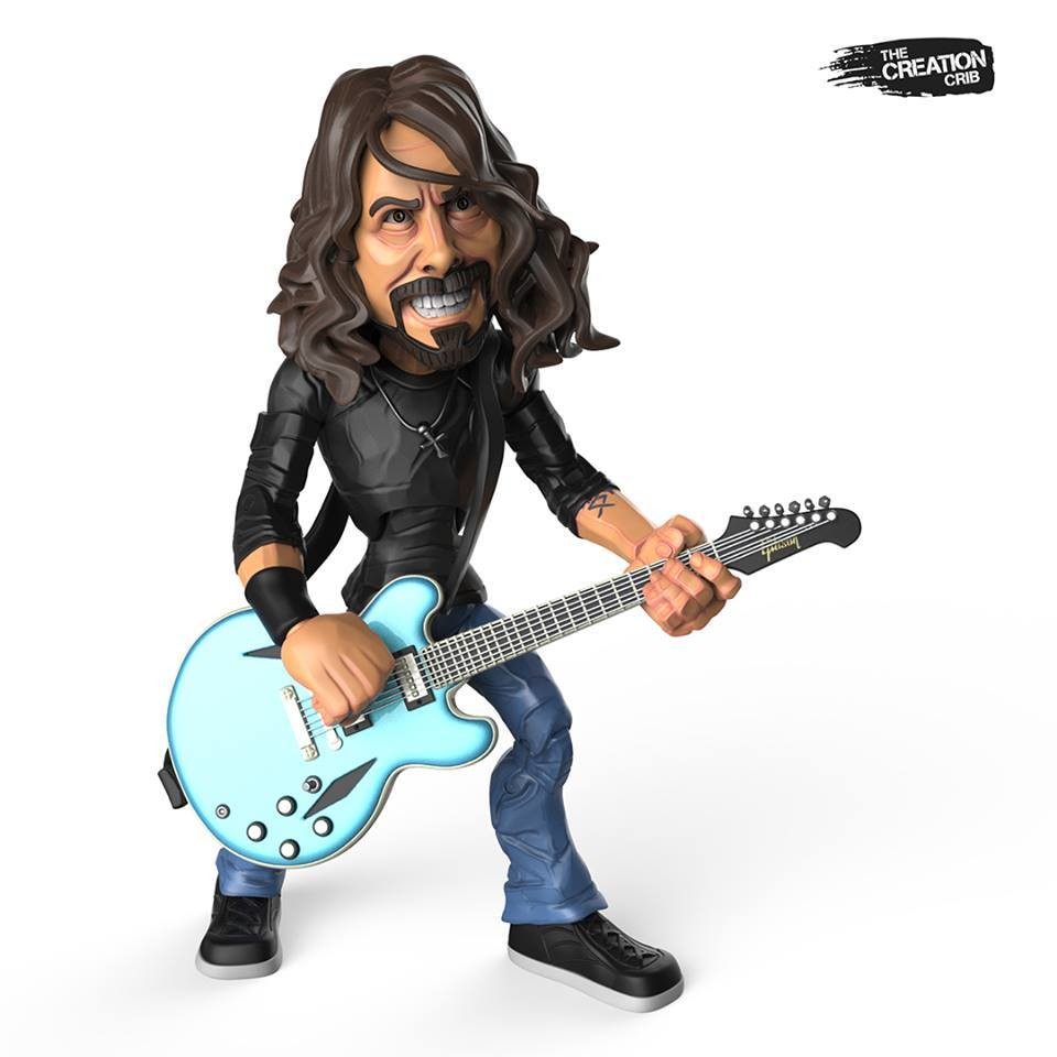 Brian Baity - David Grohl stylized concept designer figurine