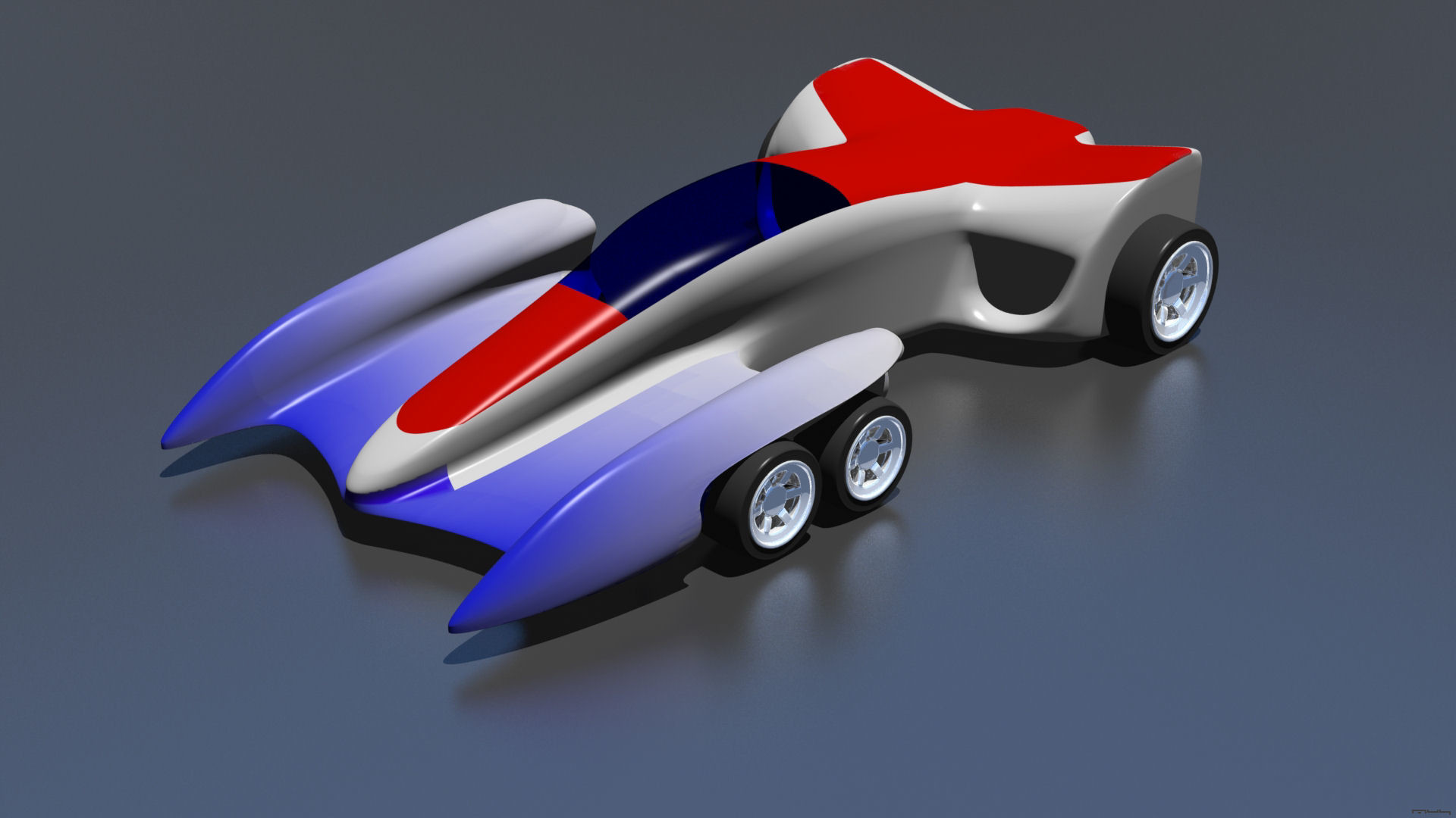 ArtStation - 6-Wheel Car Concept