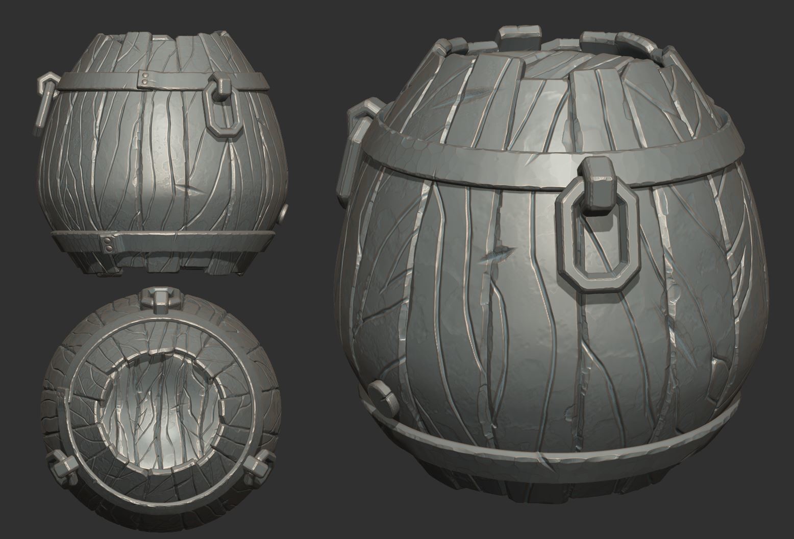 ArtStation - Barrel Sculpt