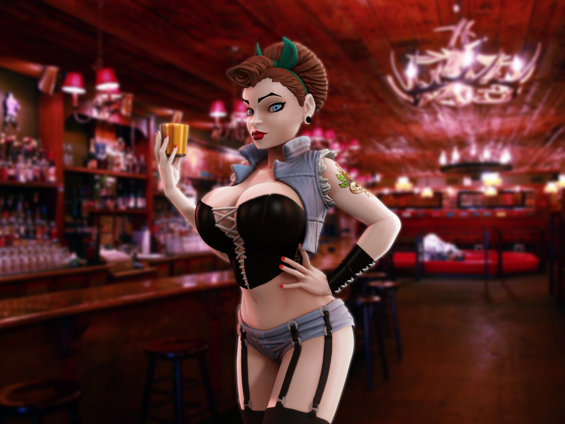 ArtStation - Whiskey Girl