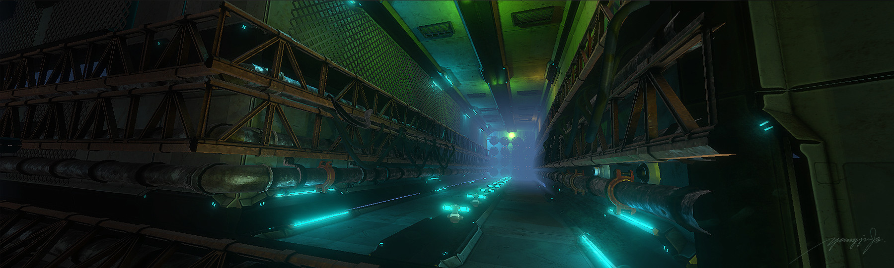 ArtStation - Hallway_Section II_Unity