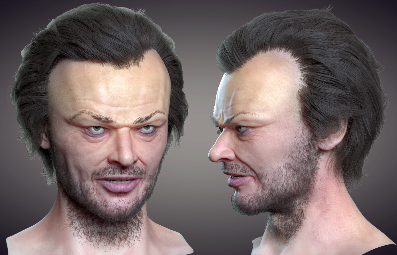 Alexander Samsonov - Jack Nicholson portrait