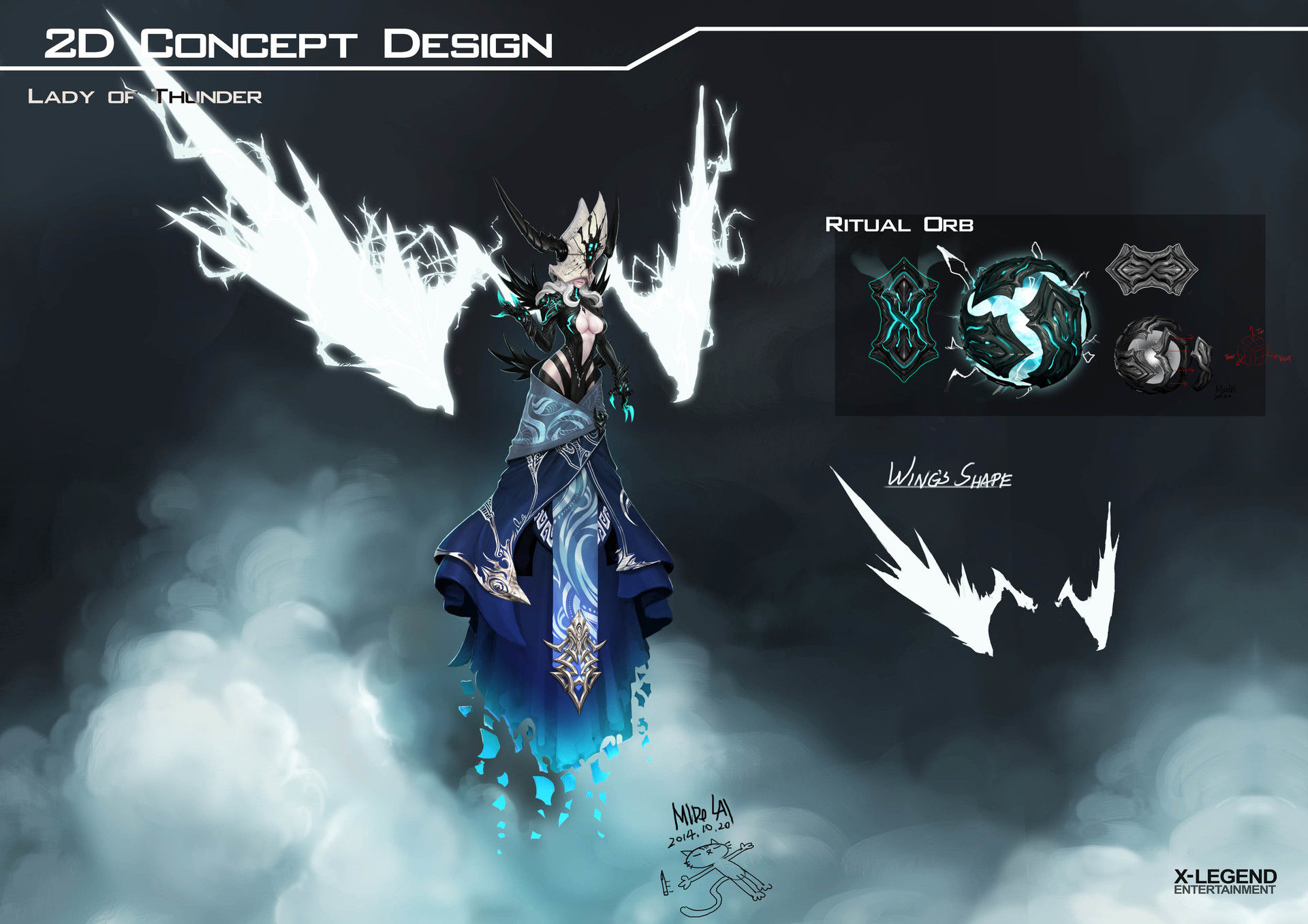 ArtStation - Lady of Thunder