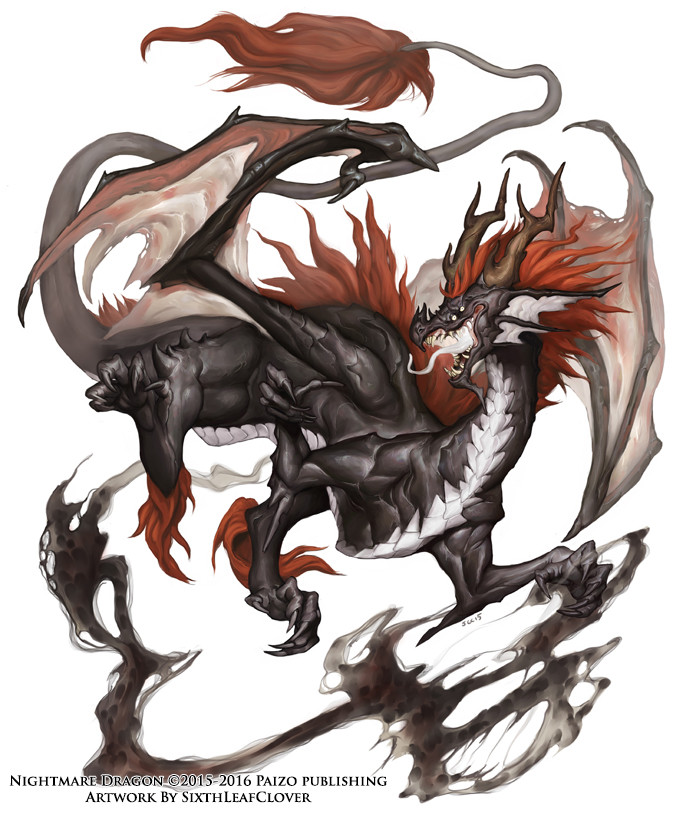 ArtStation - Nightmare Dragon Beastiary 5