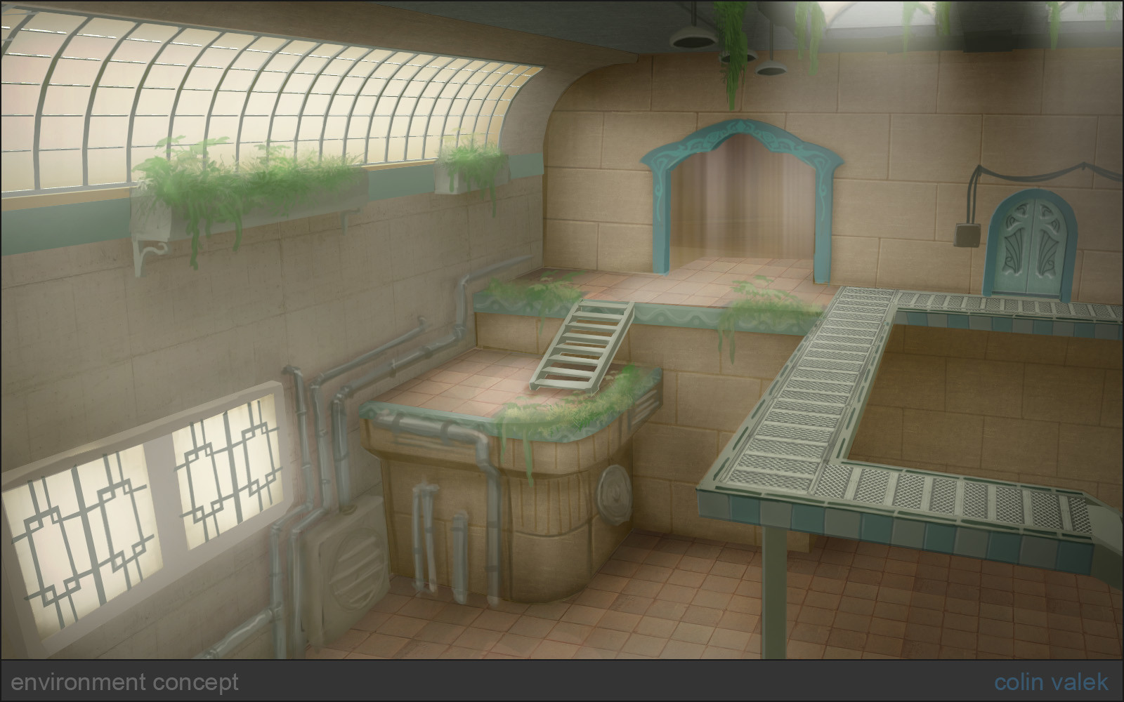 ArtStation - "Sky Ark" Environment Concept