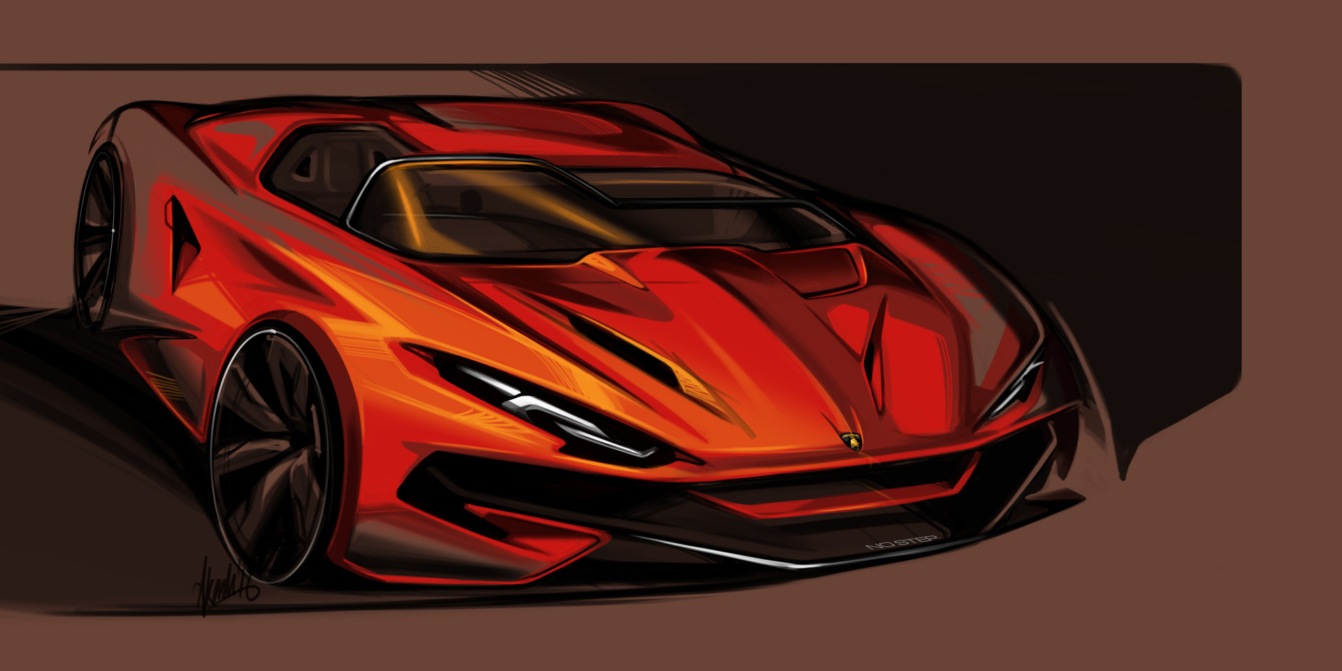 ArtStation - Lambo Roadster